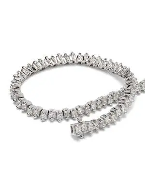 SUZANNE KALAN 18kt Gold Princess Diamond Tennis Bracelet