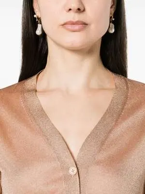 Fabiana Filippi Metallic-threading Cardigan
