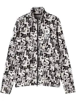 PEARLY GATES Logo-intarsia Track Jacket