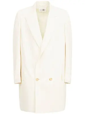 MAISON MARGIELA Pinstripe Double-breasted Blazer