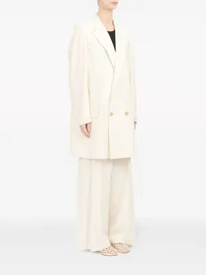 MAISON MARGIELA Pinstripe Double-breasted Blazer