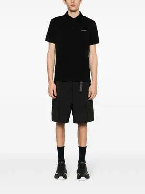 Moncler Rubberised-logo Polo Shirt