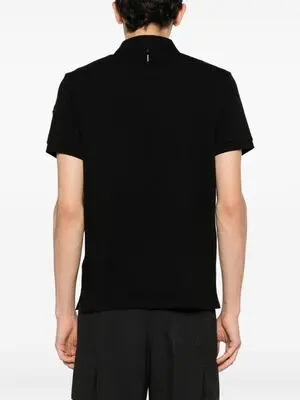Moncler Rubberised-logo Polo Shirt
