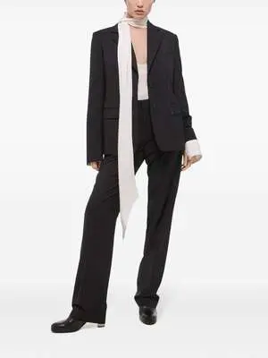 Helmut Lang Scarf-detail Silk Blouse