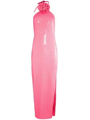 Women's Floral Halterneck Gowns