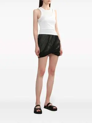 Helmut Lang Bubble Gathered Miniskirt