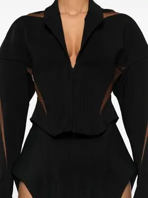 MUGLER Spiral Illusion Jacket