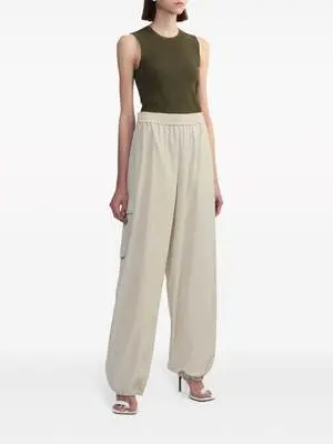 Tibi Cutout-detail Ribbed Top
