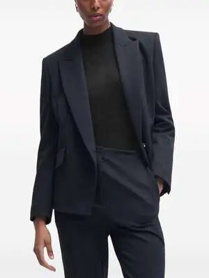 BOSS Single-breasted Off-centre Blazer