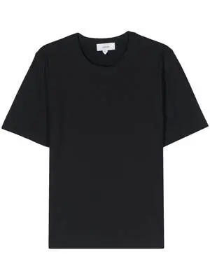 LARDINI Crew-neck Cotton T-shirt - Blue