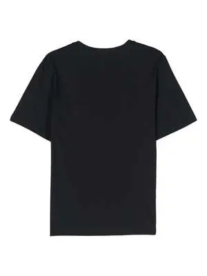 LARDINI Crew-neck Cotton T-shirt - Blue