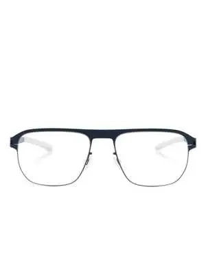 Mykita Lorenzo Square-frame Glasses - Blue
