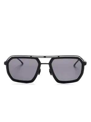 Mykita Mojave Rectangle-frame Sunglasses - Black