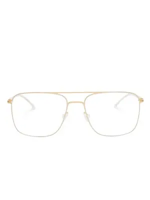 Mykita Tobi Square-frame Glasses - Gold