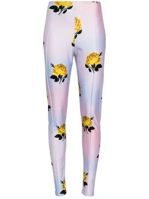 MERYLL ROGGE Floral-print Skinny Trousers