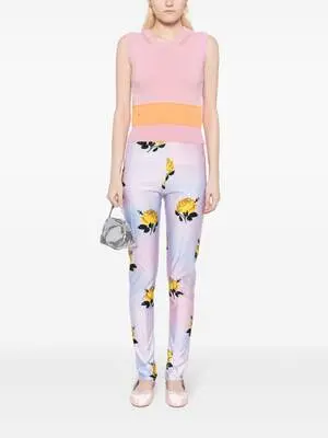 MERYLL ROGGE Floral-print Skinny Trousers