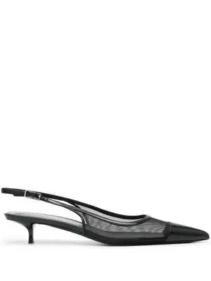 Saint Laurent Oxalis 30mm Mesh Pumps