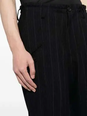 Yohji Yamamoto Pinstriped Tailored Trousers
