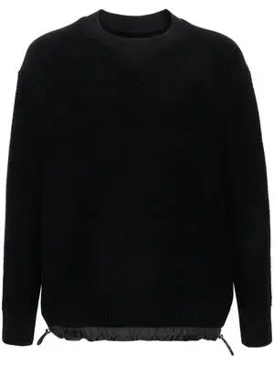 Sacai Ribbed-knit Jumper