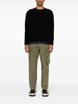 Sacai Ribbed-knit Jumper