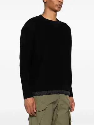 Sacai Ribbed-knit Jumper