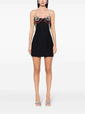 NUE Crystal-embellished Mini Dress
