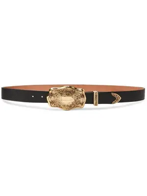 Ralph Lauren Western Engraved Leather Belt