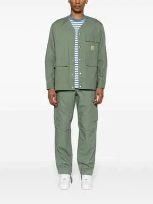 Carhartt Work In Progress Cotton-blend Cargo Trousers - Green