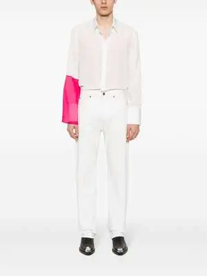 Helmut Lang Patchwork Silk Shirt