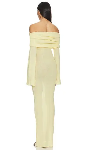 SEROYA Galleria Maxi Dress - Butter