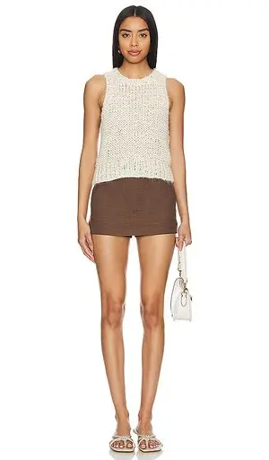 LOVERS AND FRIENDS Keila Skort - Chocolate Brown