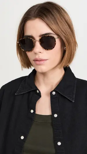Illesteva Hunter Ace Flame Sunglasses