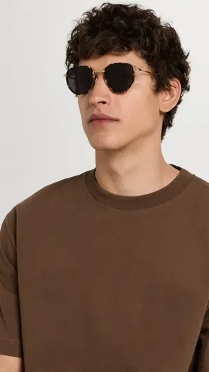 Illesteva Hunter Ace Flame Sunglasses