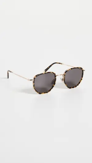 Illesteva Hunter Ace Flame Sunglasses