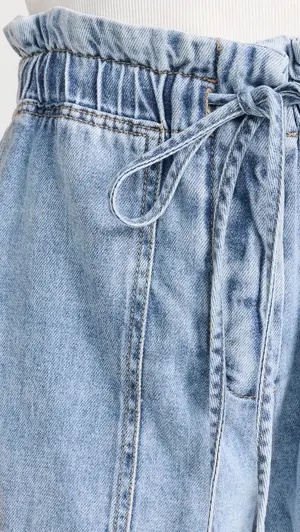 Rails Foster Denim Shorts - Faded Indigo