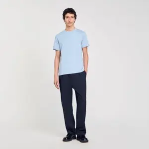 Sandro Cotton T-shirt - Blue Sky