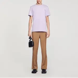Sandro Cotton T-shirt - Lavender