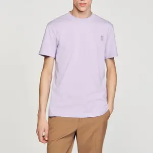 Sandro Cotton T-shirt - Lavender