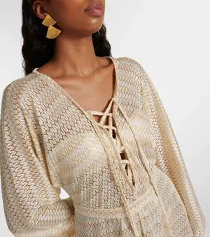 Melissa Odabash Nina Crochet Kaftan