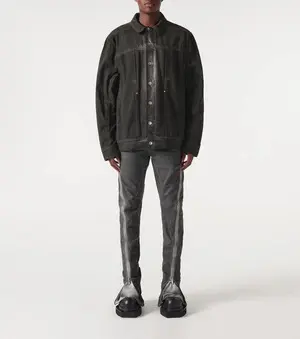 Rick Owens Sphinx Jumbo Worker Denim Jacket
