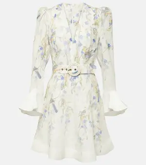 Zimmermann Natura Floral Linen Minidress