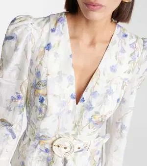 Zimmermann Natura Floral Linen Minidress