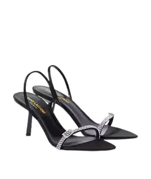 Saint Laurent Rendez-vous Slingback Sandals
