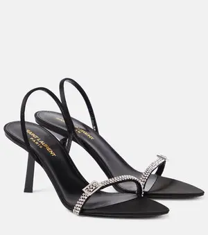 Saint Laurent Rendez-vous Slingback Sandals