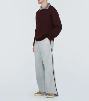 MAISON MARGIELA High-rise Wide-leg Jeans