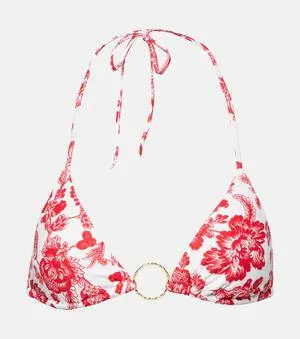 Melissa Odabash Miami Floral Bikini Top - Multicoloured