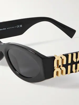 Miu Miu Glimpse Sunglasses - Black