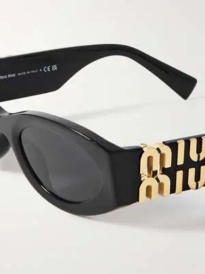 Miu Miu Glimpse Sunglasses - Black