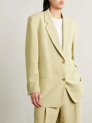 THE ROW Marina Oversized Woven Blazer