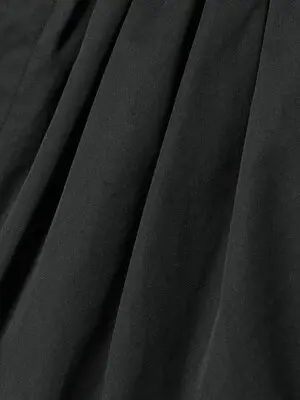 DÔEN Paige Organic Cotton-poplin Shorts - Black